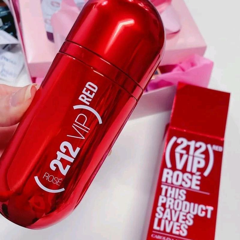 PROMO! Paarfum Wanita CH 212 VIP ROSE RED EDP for Women 80ML - Shop | Tokopedia