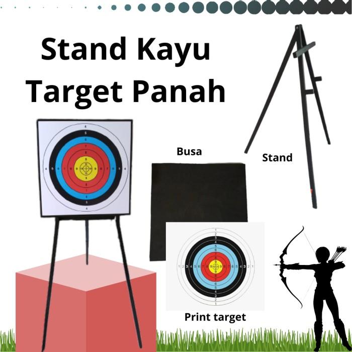 Stand Target Panahan Kayu Lengkap - Shop | Tokopedia