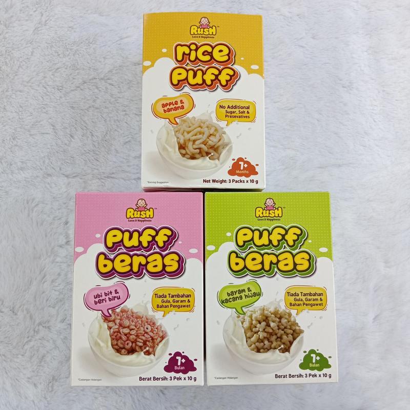 RUSH RICE PUFF BABY SNACKS BABY - TikTok Shop Malaysia