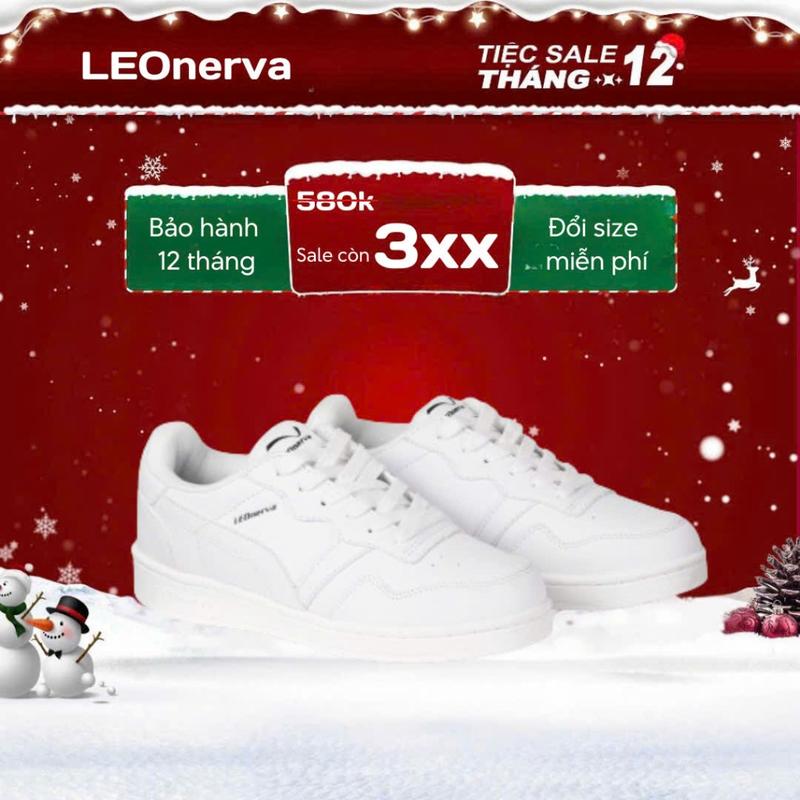 Giày Sneaker Unisex Leonerva 808 VS1 - Trắng Full- ĐI LÊN 1 SIZE ...
