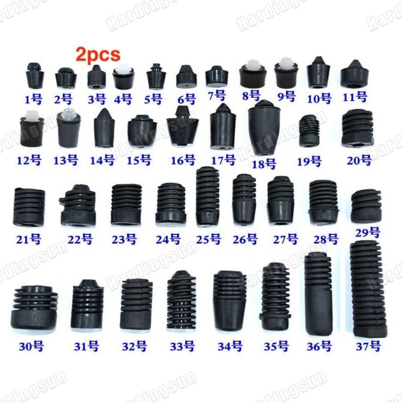 Pad Getah, 2pcs, untuk Suis Panel Pintu Batang Hud Kereta, dengan ...