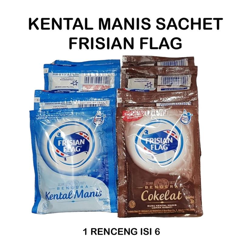 Susu Kental Manis SKM Frisian Flag renceng isi 6 sachet - Shop | Tokopedia