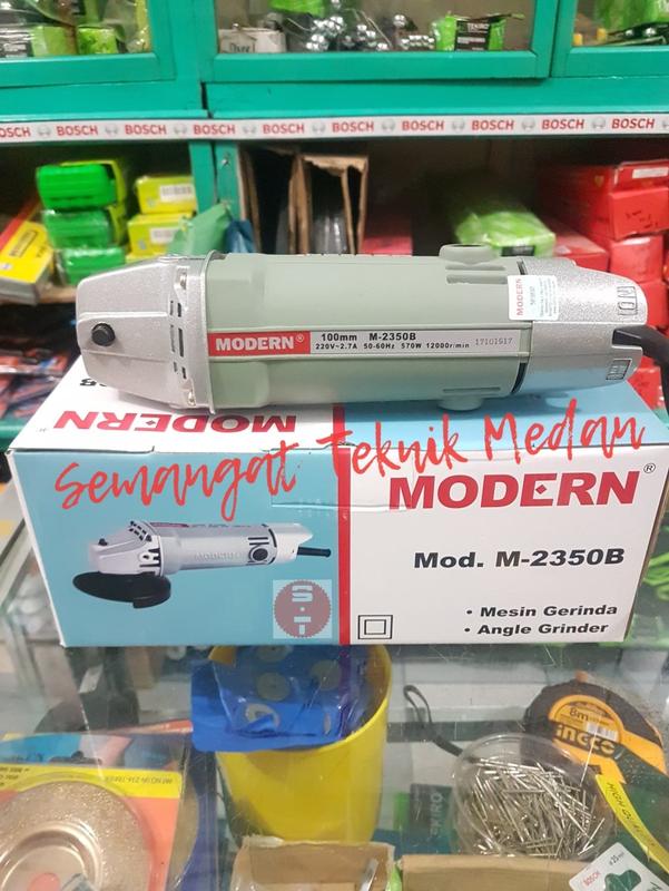 M2350B GRENDA GERINDA TANGAN HAND GRINDER 4" MODERN M-2350B - Shop ...