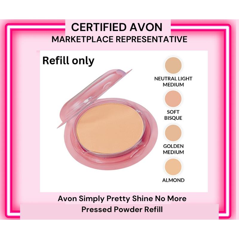 Avon Simply Pretty Shine No More Pressed Powder Refill - TikTok Shop ...