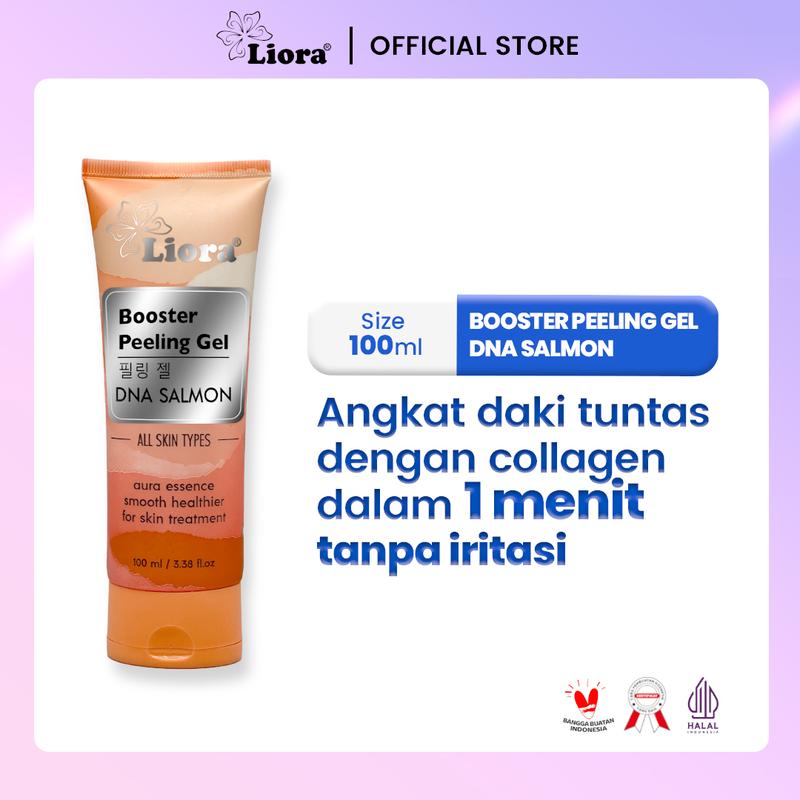 LIORA Booster Peeling Gel DNA Salmon - 100ML | Exfoliating Perontok ...