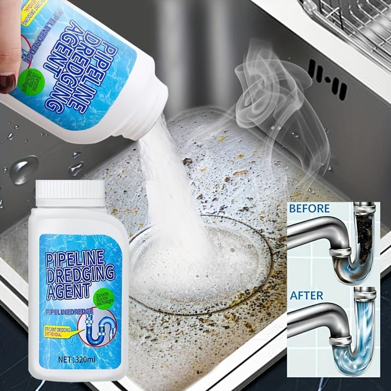 Powerful Pipe Dredging Agent & Drain Cleaner Powder - Dissolves 200 ...