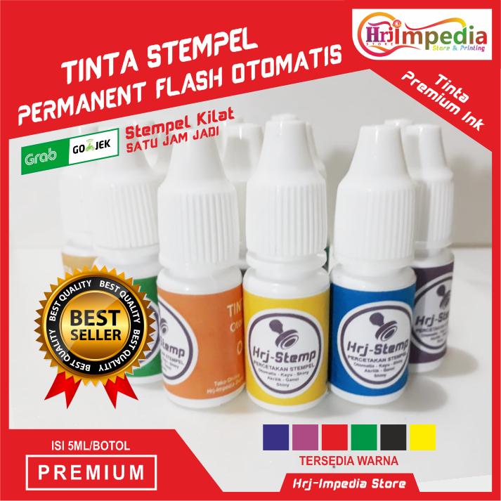Tinta Stempel Permanent Flash | Tinta Stempel Otomatis/Flash Permanent ...