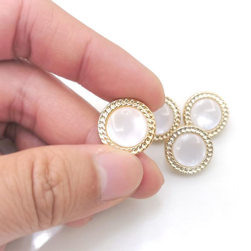 10pcs Fashionable Shank Buttons Opal-like Beautiful Gold Color - TikTok ...
