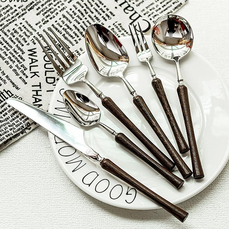 Small Waist Handle 304 Stainless Steel Knife And Fork Spoon Ins ...