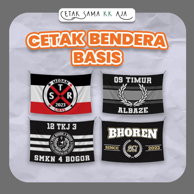 CETAK BENDERA BASIS MARKAS TONGKRONGAN BASE - Shop | Tokopedia