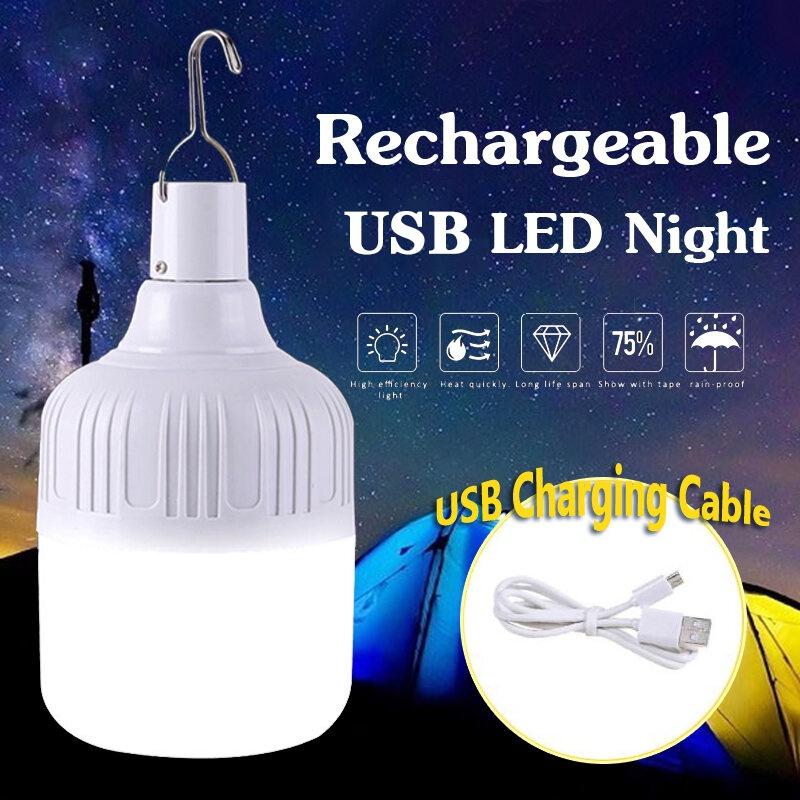 MY Q-Living Portable Lights Bulb USB Rechargeable Light Camping ...