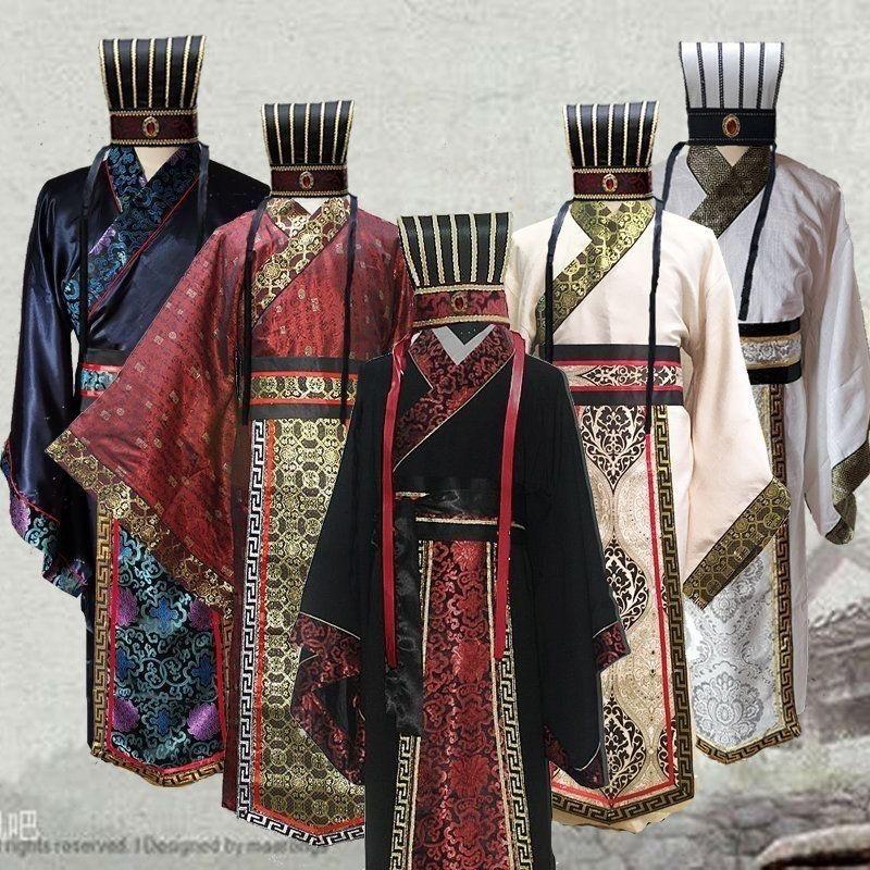 Ancient Costume Men's Hanfu Tang Costume Qin Dynasty Spring and ...