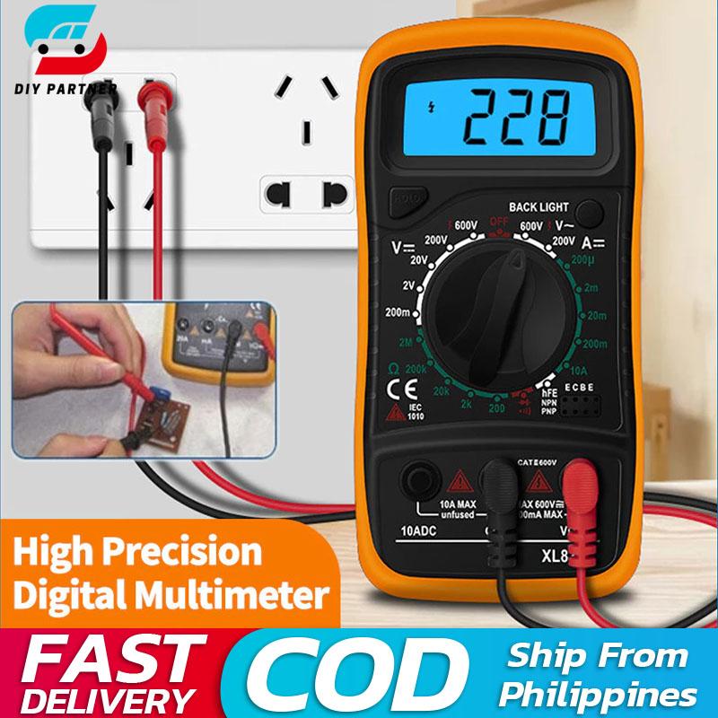 XL830L LCD Digital Tester Original Multimeter Manual-Ranging - TikTok ...
