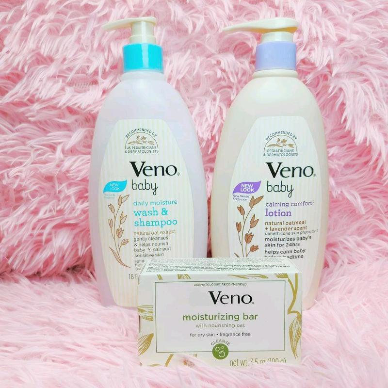 Veno Baby Wash and Shampoo, Calming Lotion, and Bar Soap - Complete ...