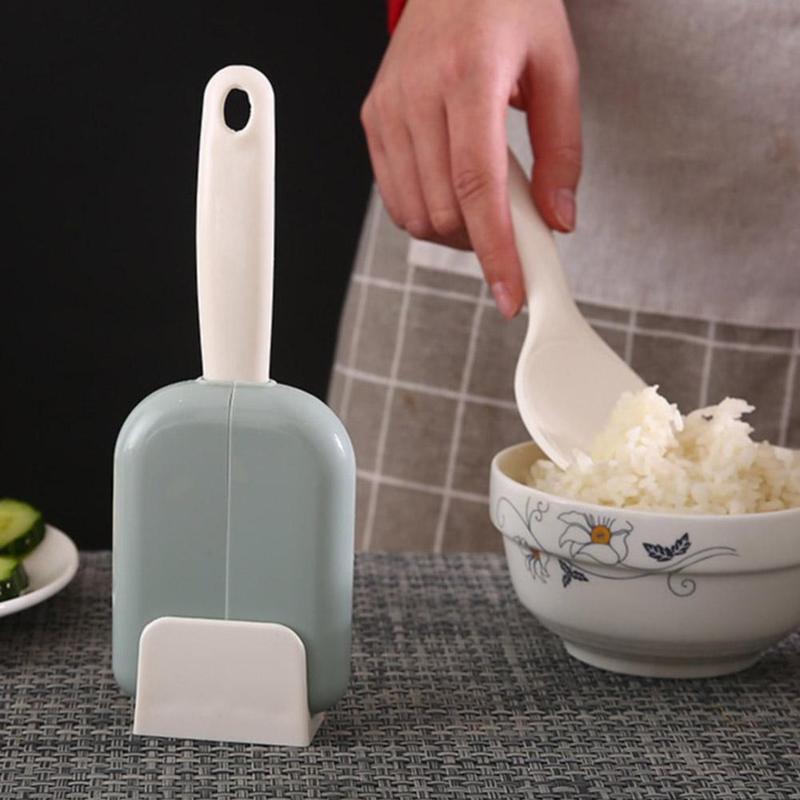Portable Rice Spoon Holder Stand Tool Kitchen Suction Cooker - TikTok ...
