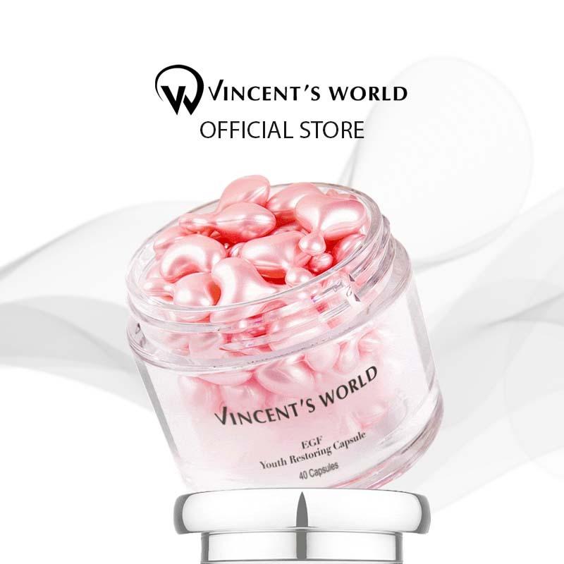 Vincent's World EGF Youth Restoring Capsule (40 Capsules) - TikTok Shop ...