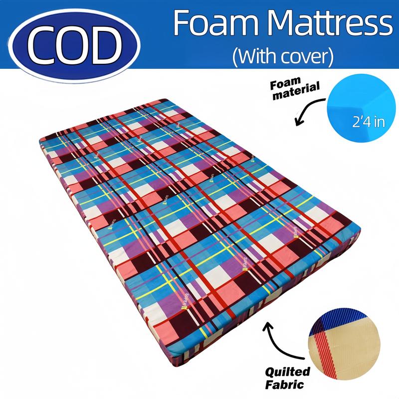 2 / 4 inches Original SUPER11 Foam Mattress with Cover (Single/Double ...