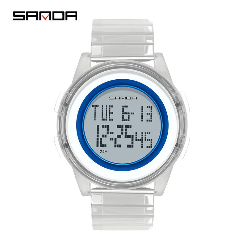 Sanda Sanda Electronic Watch Youth Sports Led Watch Korean Fashion ...
