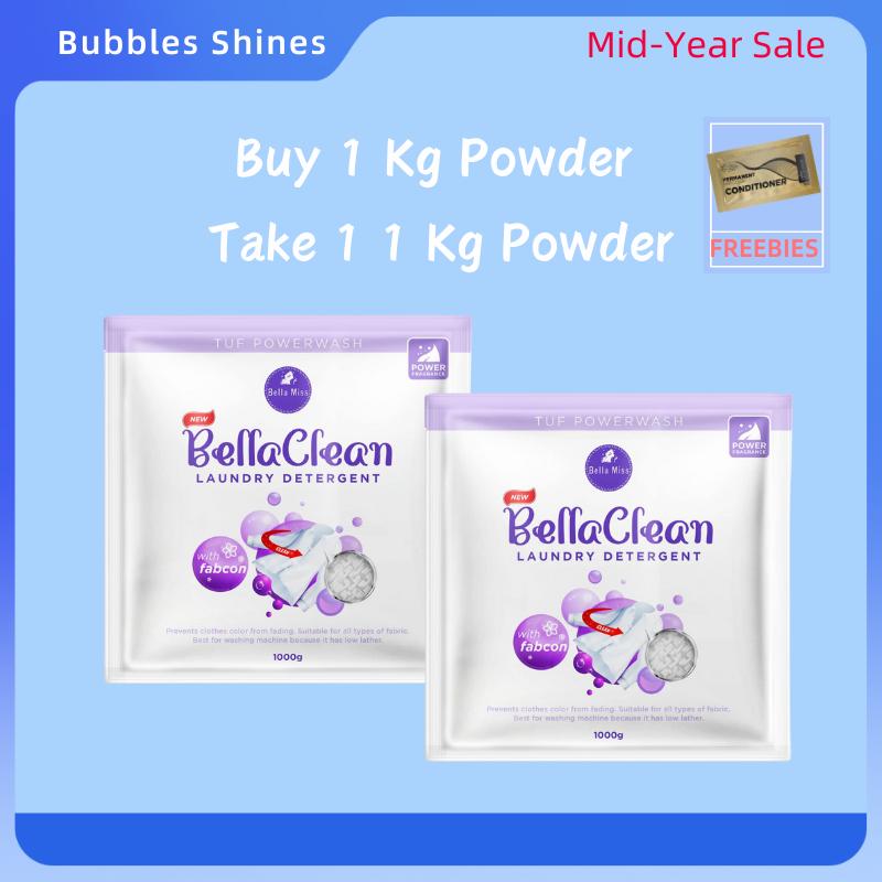 【Buy 1 Kg Take 1 Kg with Libre】Bella Clean Powder Detergent With ...