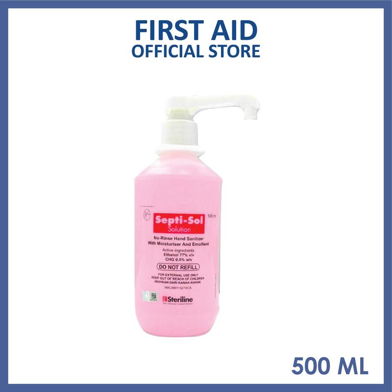 Septisol / Rinscap Alco Hand Sanitizer 500ml & 100ml - TikTok Shop Malaysia