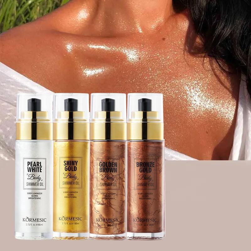 Body Shimmer Spray Glitter Spray Shiny Body Lotion Waterproo - TikTok ...