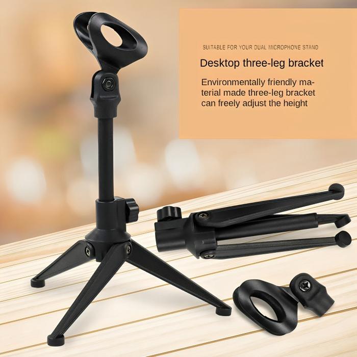 Jual Stand microphone meja tiang mikrofon tripod kaki tiga praktis ...