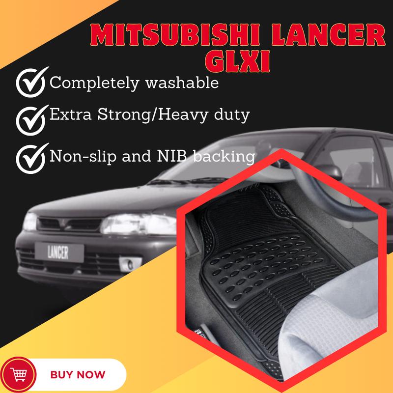 MITSUBISHI LANCER GLXI Heavy Duty Premium car floor guard mats - TikTok ...