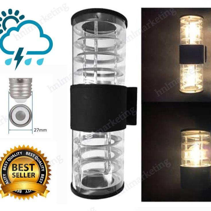 OUTDOOR WALL LAMP IP54 WEATHER PROOF 2 X E27 ROUND TYPE 9909/2L ...