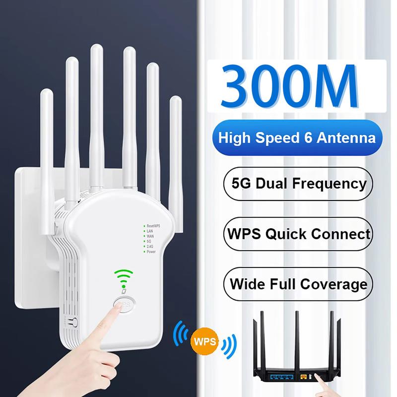 Wifi Repeater Wireless/Repeater Wifi 6 Antena 300Mbps/1200Mbps - Shop ...