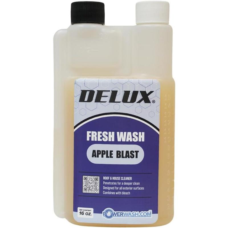 Delux Apple Blast Soft Wash Detergent – 16oz Concentrated Cleaning ...