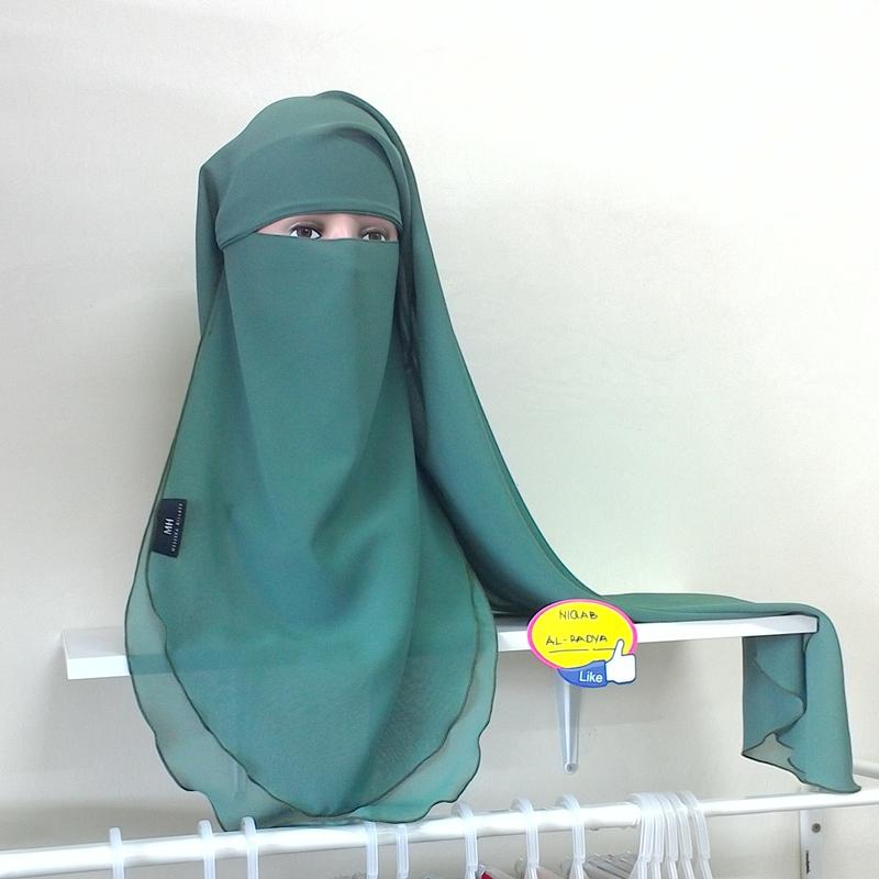 Set Niqab AlRadya 2 Layer. Warna 60 Material Japan Chiffon - TikTok ...