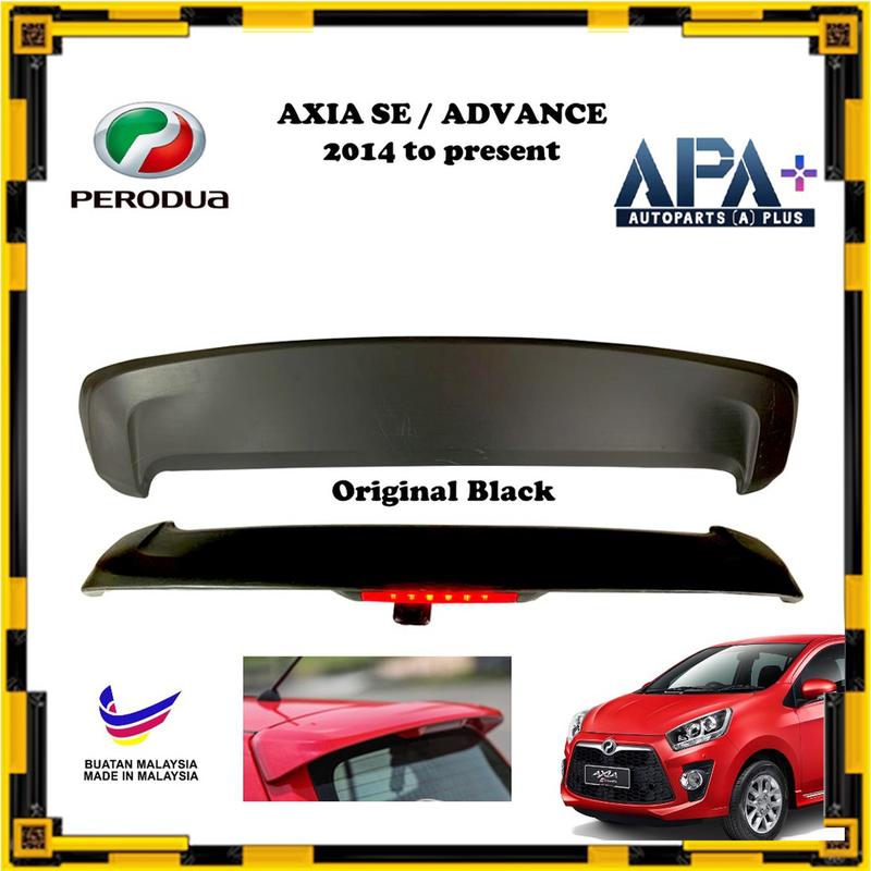 Perodua Axia - Roof Spoiler with LED Brake Lamp ( AXIA SE & ADVANCE ...