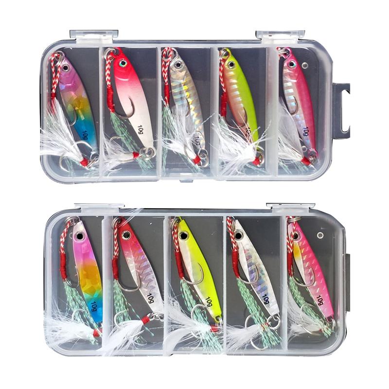 Hard Baits Laser Body Jigging Saltwater Metal Jig Fishing Lures ...