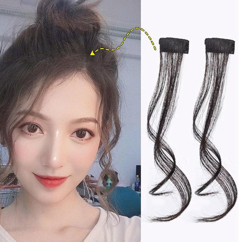 2pcs Dragon Beard Bangs Wig Piece Longbeard Fringe Air Bangs - TikTok ...