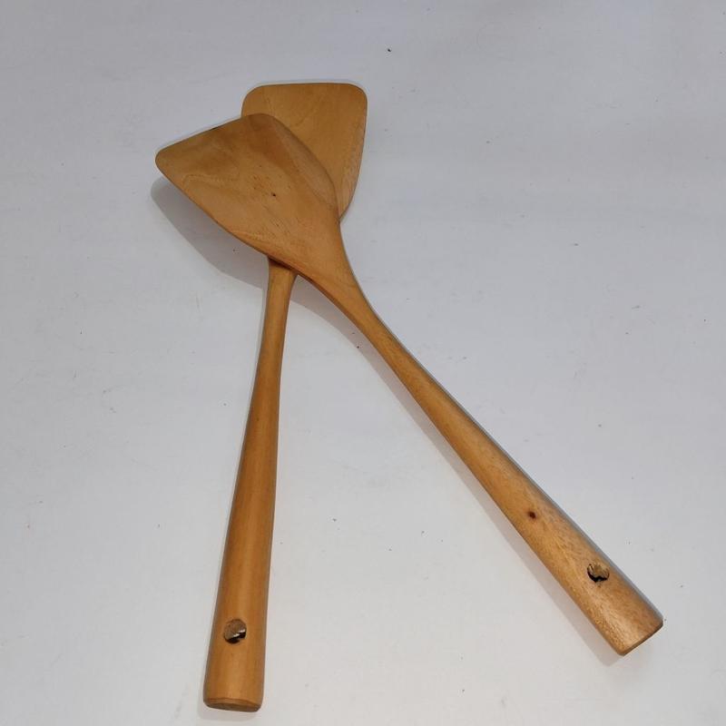 Sutil Kayu - Spatula Tumis Kayu Mahoni - Sodet Food Grade Kitchenware ...