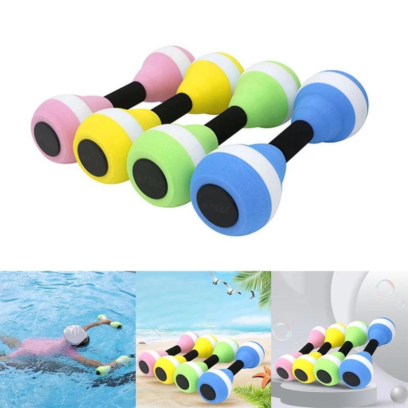 2PCS Foam Aqua Dumbbell EVA Water Floating Dumbbell Hand Weights ...