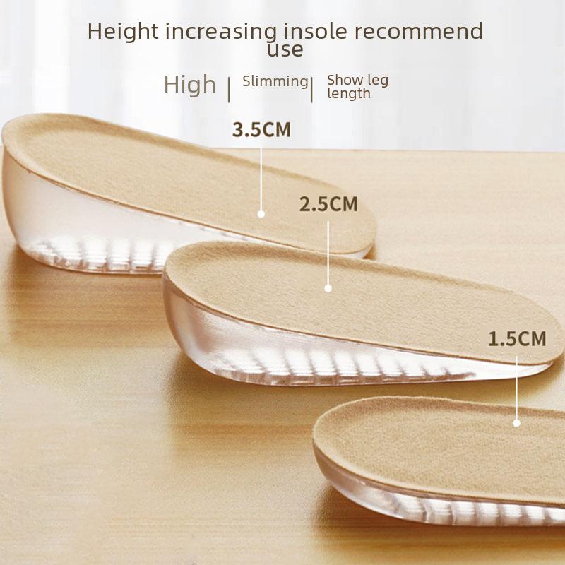 Men's and Women's Invisible Height Increasing Insole Half Insole ...