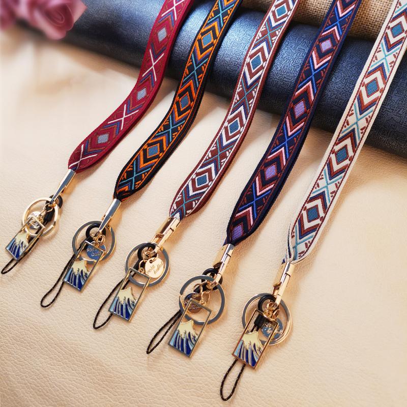 Mobile Phone Lanyard Chinese style retro embroidery pendant ethnic ...