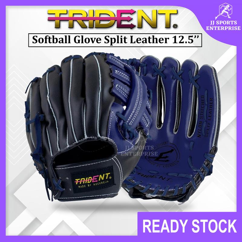 Trident T60 T-60 Softball Glove Split Leather 12.5'' LH Baseball ...