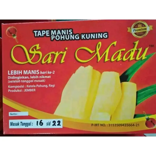 Tape Sari Madu 1kg Jember - Shop | Tokopedia