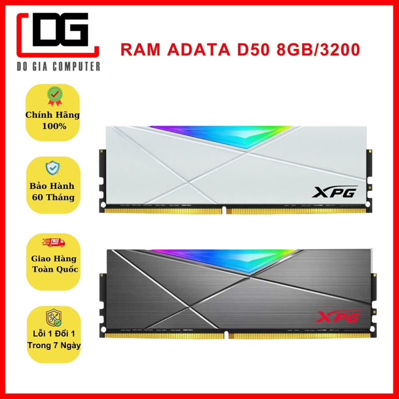 RAM DESKTOP ADATA XPG SPECTRIX D50 RGB WHITE (AX4U320016G16A-SW50 ...
