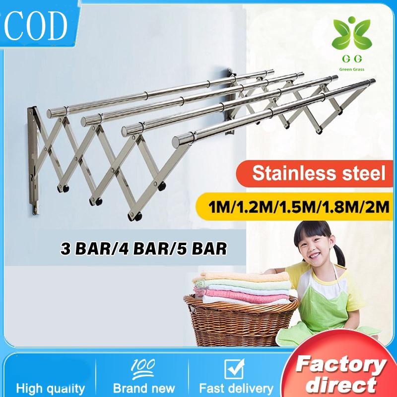 【GG】3 4 5 Bar Sampayan foldable stainless steel foldable wal - TikTok ...