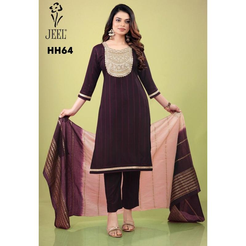 JEEL Punjabi Suits with Straight Cut Pants for Traditional and - TikTok ...