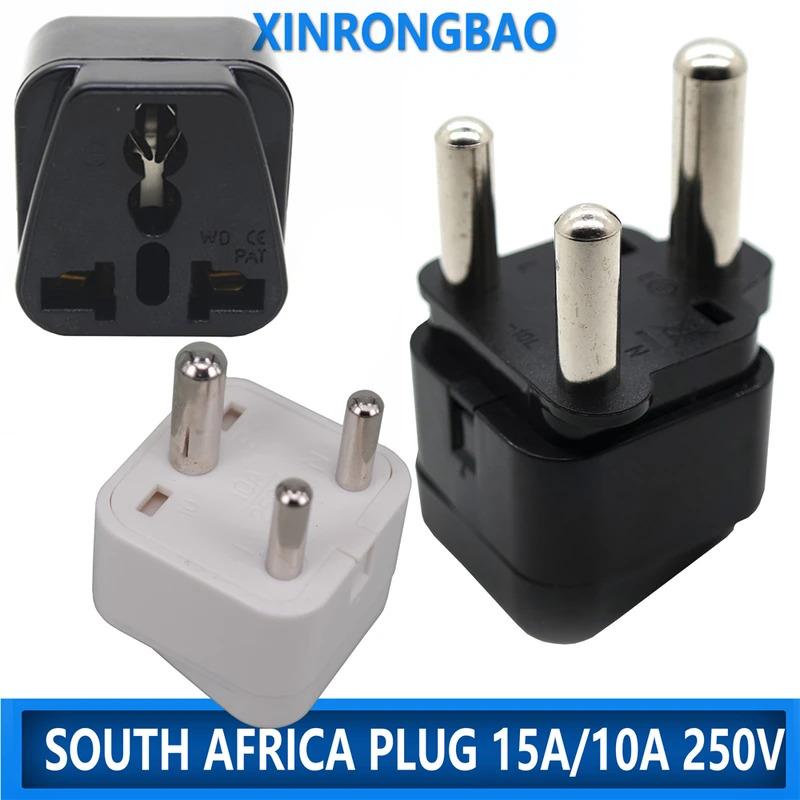 South africa plug 15A AC250V Type M big round 3pins India conversion ...