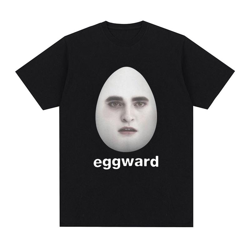 Twilight Eggward Funny Meme T Shirt Edward Cullen Parody - TikTok Shop ...
