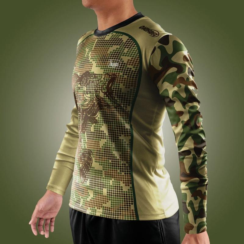 Baju-T Memancing, Lengan Panjang, Edisi Camo, Pakaian Sukan Memancing ...