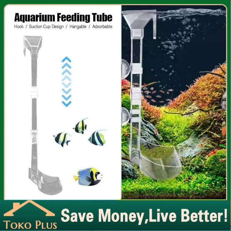 Tempat Makan Udang Dan Ikan Hias Acrylic Feeding Tube Aquarium - Shop ...