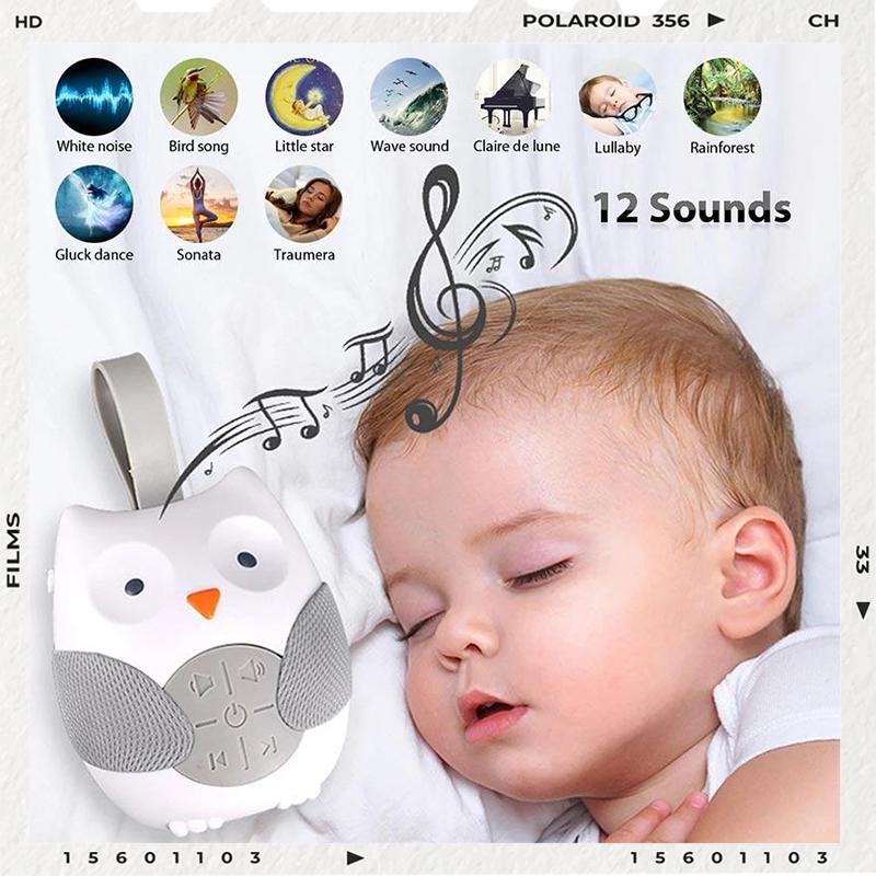 Portable Owl Music Player Sleep Soother Sound White Noise Machine ...