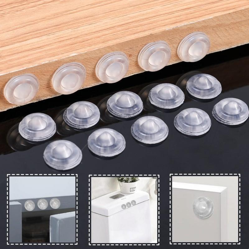 Round Silicone Pads, Transparent, 50 Pcs, Anti-Slip, Self-Adhesive ...