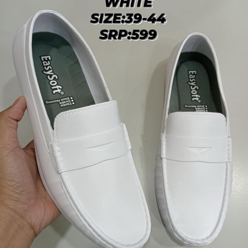 BOLTON Easysoft White Casual Loafer Shoes for Mens Footwear Office ...